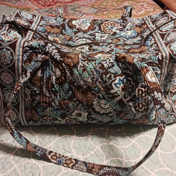 Vera Bradley | Bags | Vera Bradley Java Blue Set Large Duffel And Small ...